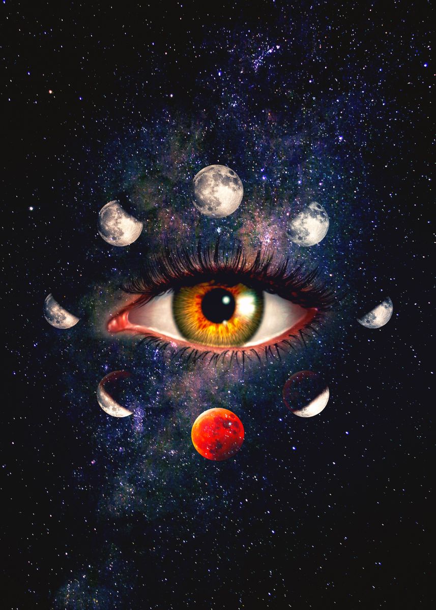 'Open Eye' Poster by seam less | Displate