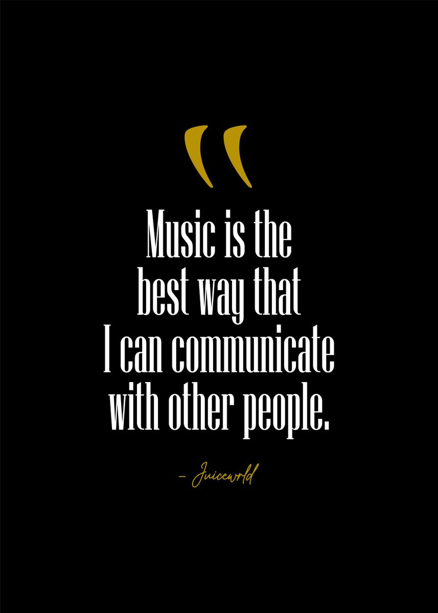 'music motivational' Poster, picture, metal print, paint by Bestselling ...