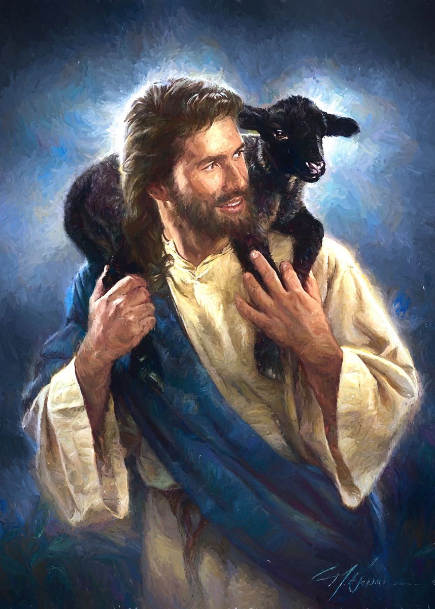 'Jesus Christ' Poster, picture, metal print, paint by REAL VINTAGE ...