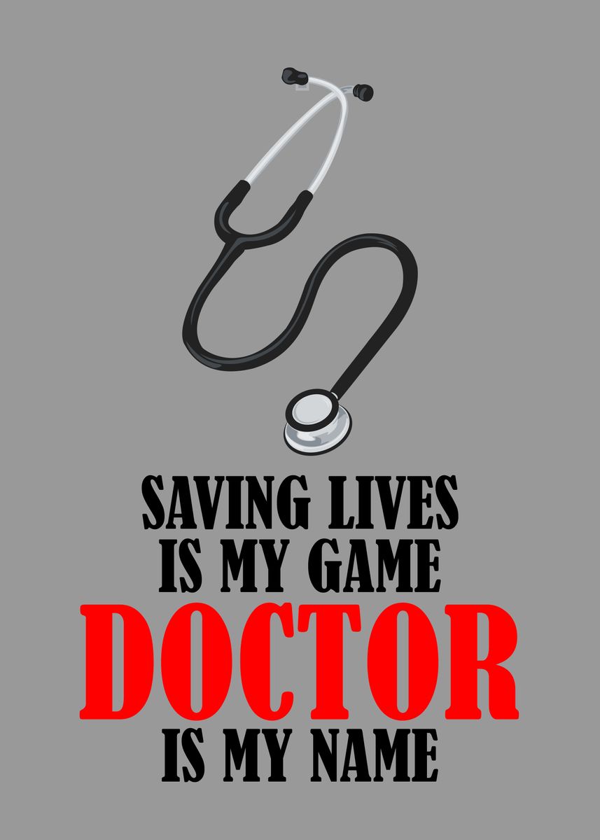 'Doctor Wall Art Decor' Poster by Decoratier Qwerdenker | Displate