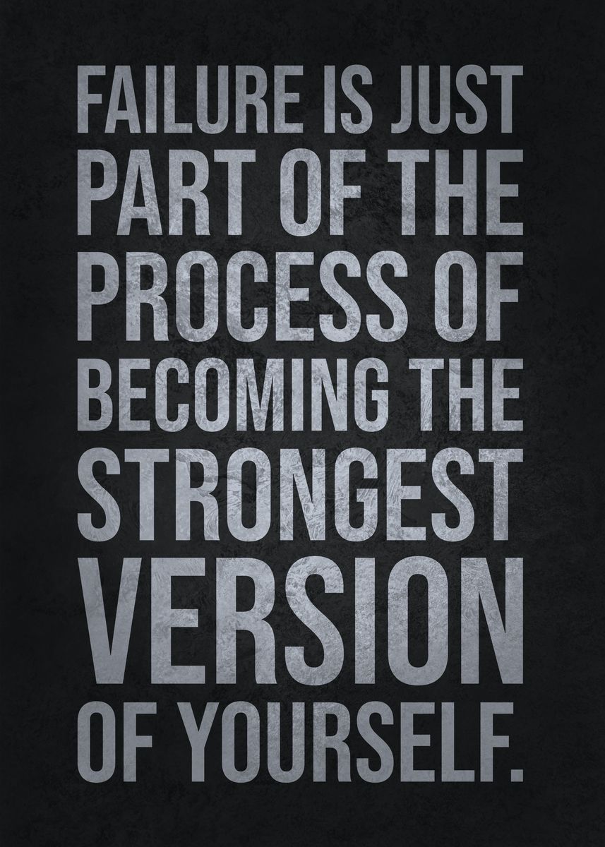 'Strongest Version Of You' Poster, picture, metal print, paint by CHAN ...