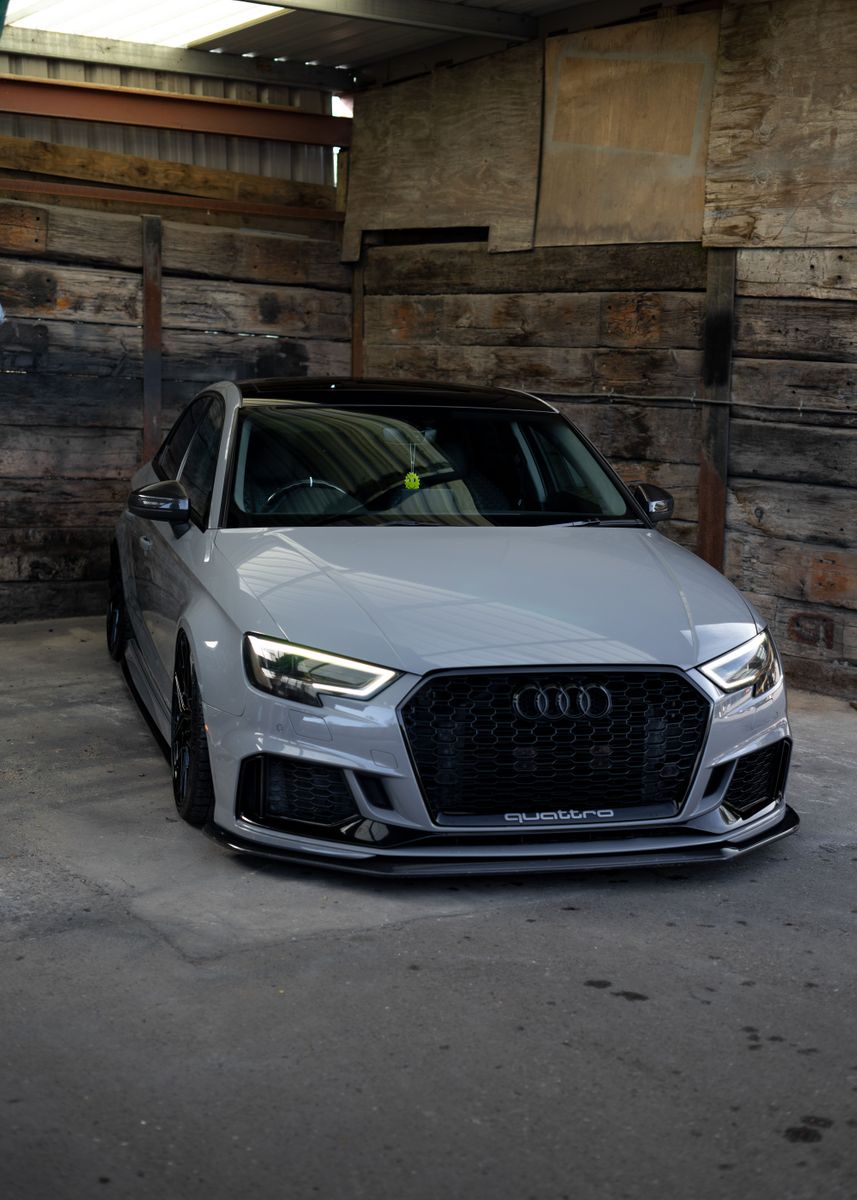 'Audi RS3 ' Poster, picture, metal print, paint by vividdepth | Displate