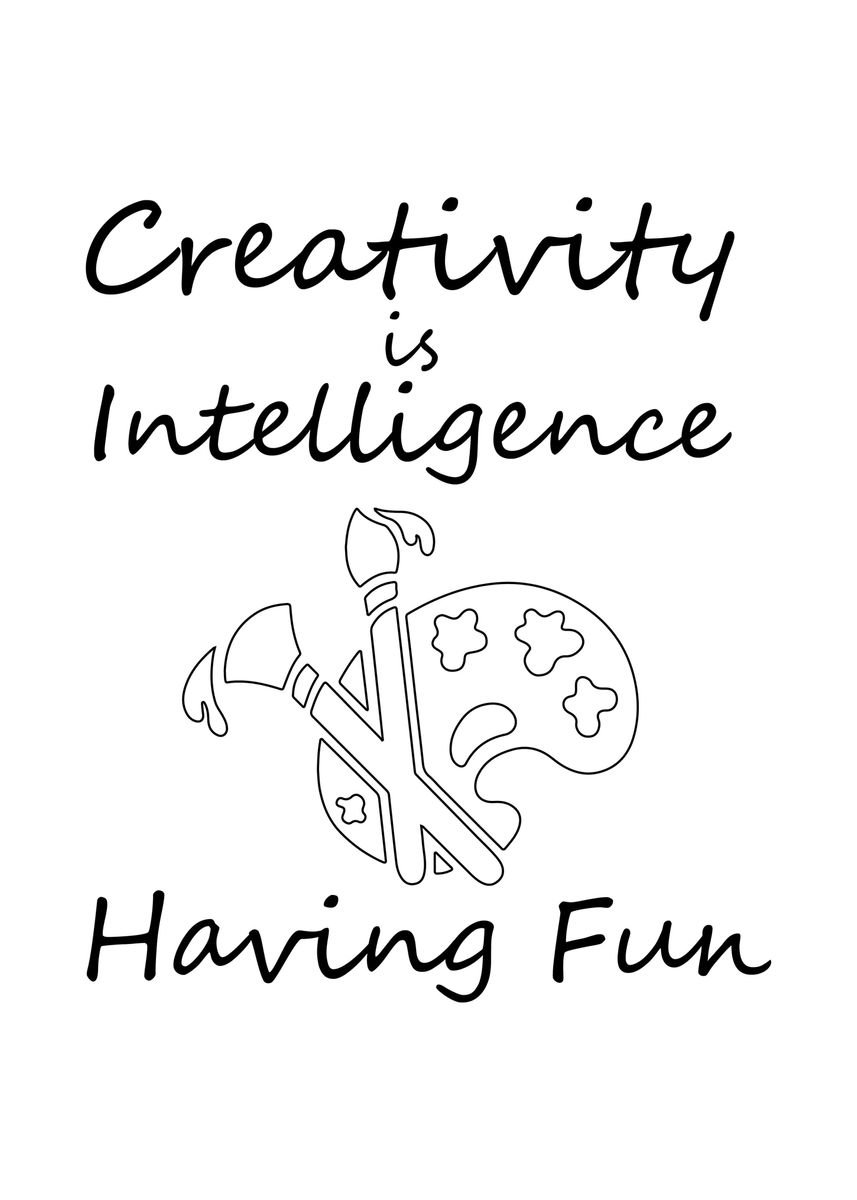 'Creativity' Poster, picture, metal print, paint by DanielSaverio De ...