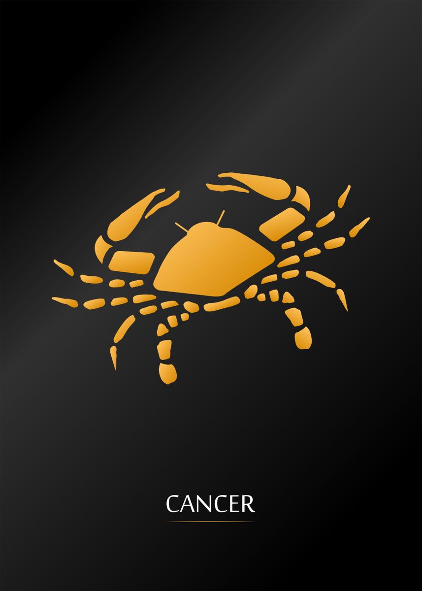 'cancer' Poster, picture, metal print, paint by Top Collection Metalic ...
