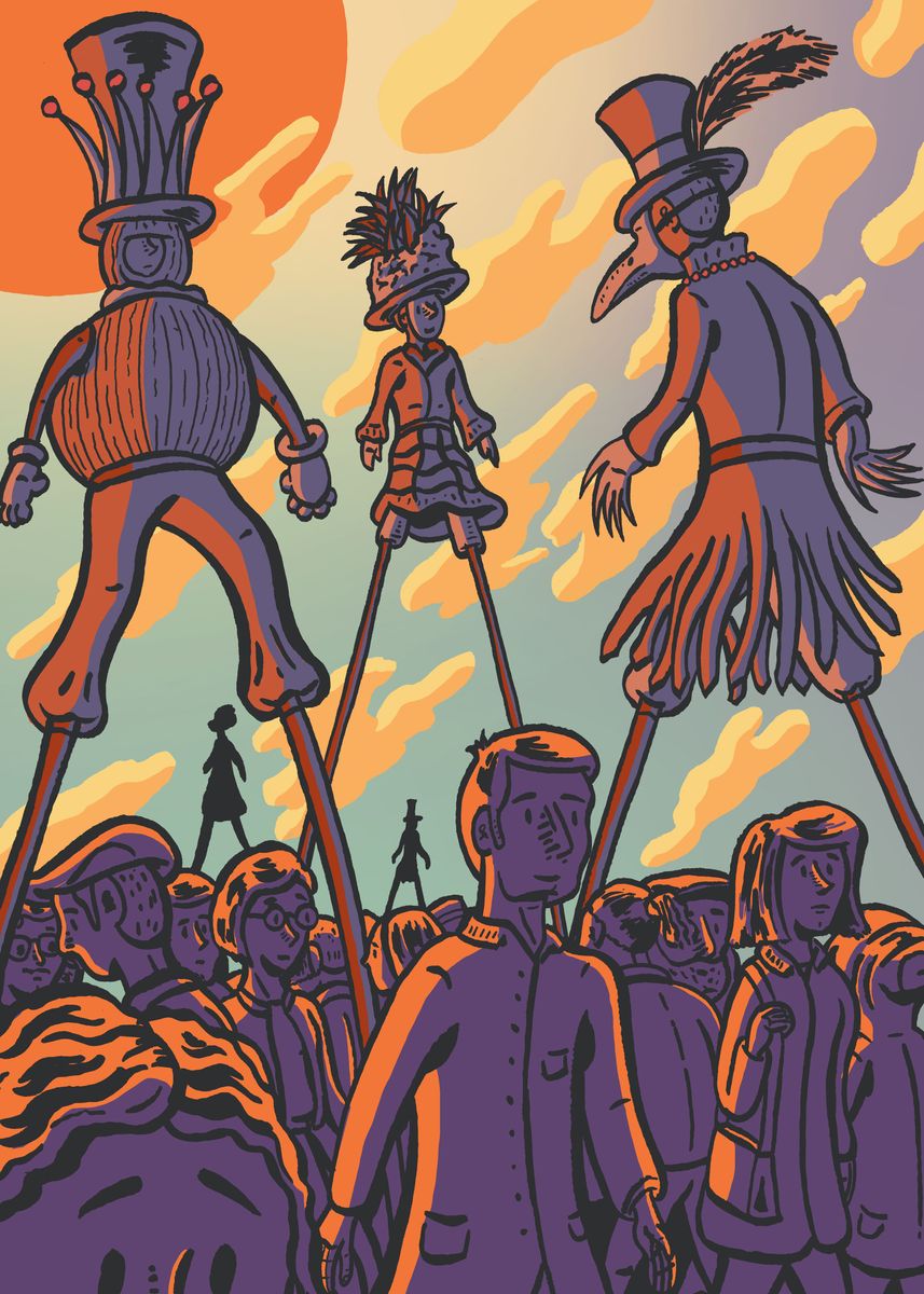 'The upper class' Poster, picture, metal print, paint by Absentity ...