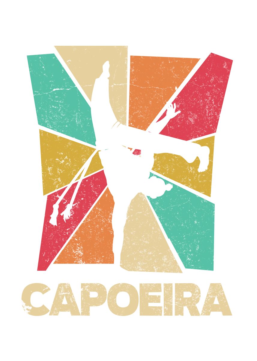 'Capoeira Brazilian Martial' Poster, picture, metal print, paint by ...
