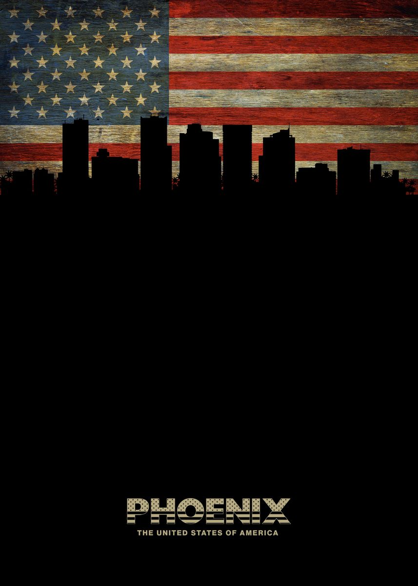'Phoenix Arizona US' Poster by tombalabomba | Displate