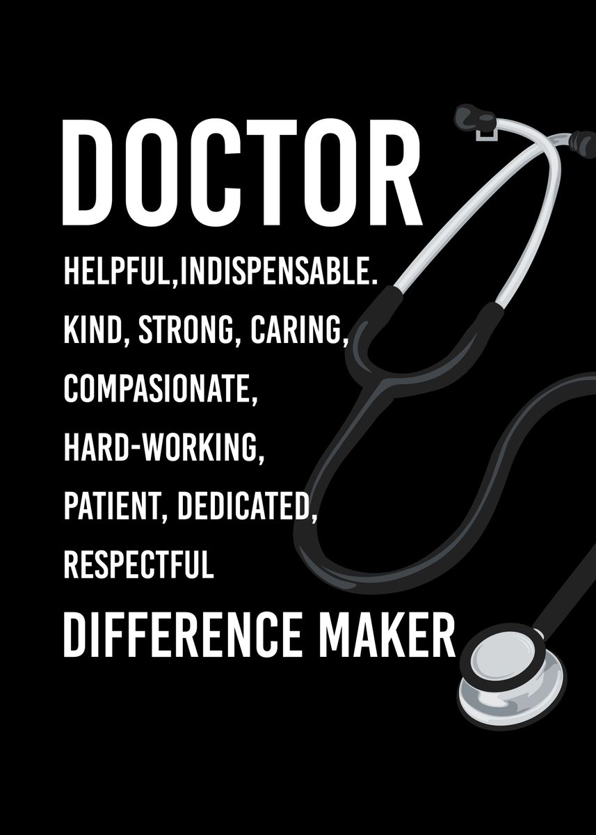 'Doctor Wall Art Decor' Poster, picture, metal print, paint by ...