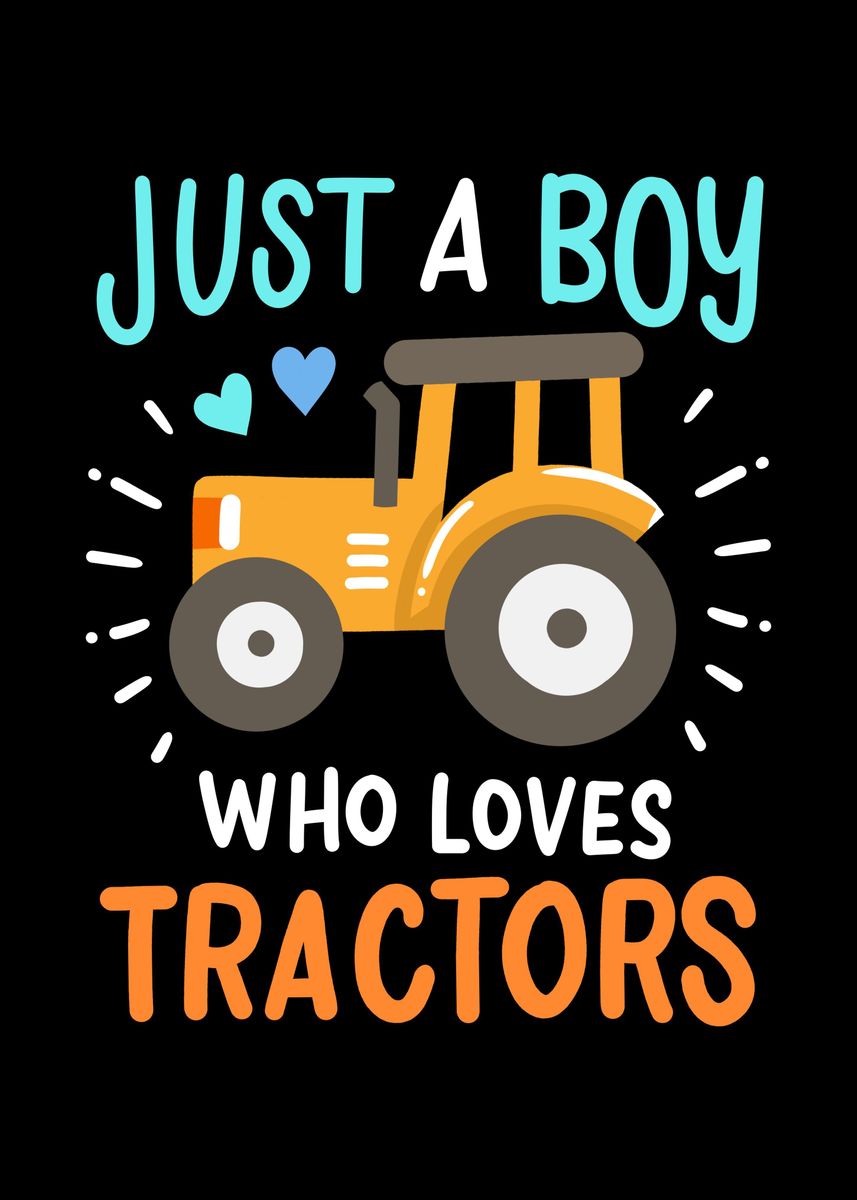 'Tractors Tractor' Poster by Mealla | Displate