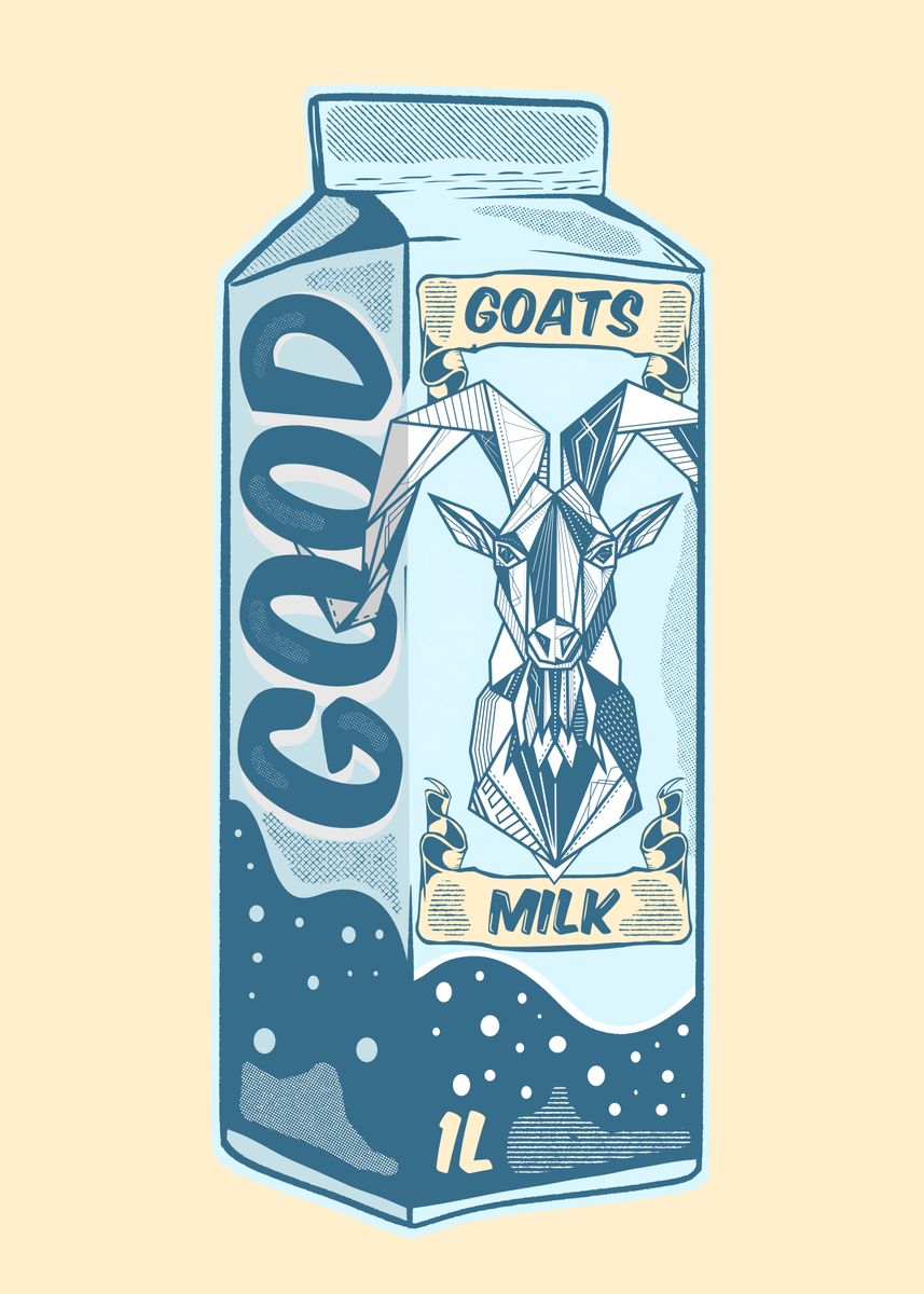 'Goats milk' Poster by mailbox disco | Displate