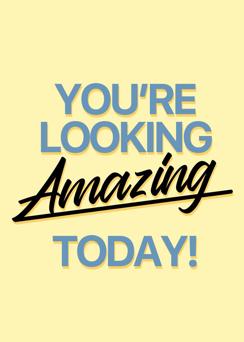 'AMAZING' Poster, picture, metal print, paint by Dedi Mr | Displate