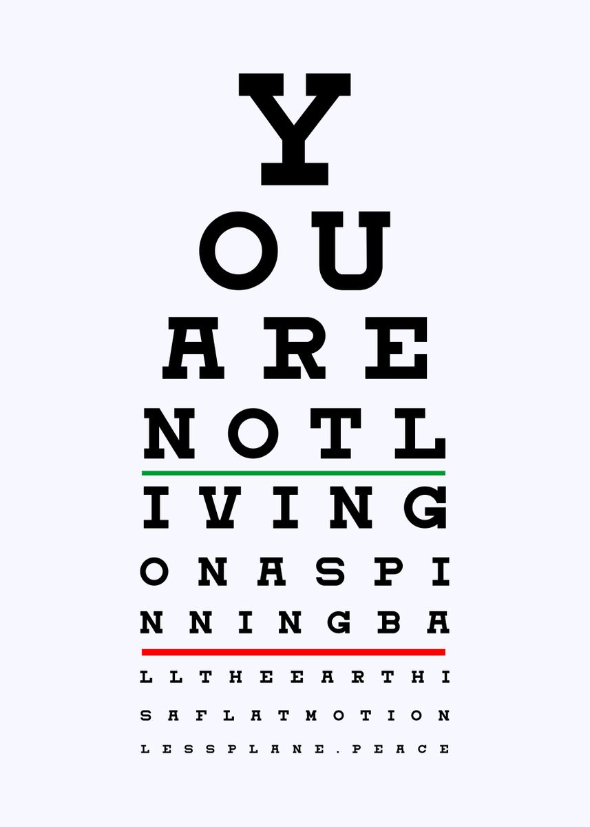 'eye test quotes poster' Poster, picture, metal print, paint by ...