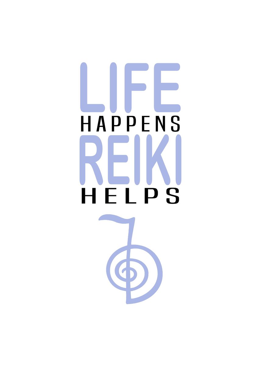 'Reiki' Poster by TW Design | Displate