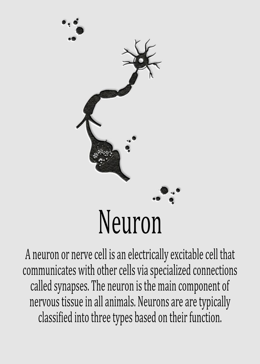 'Neuron' Poster by Clayborne Frank | Displate
