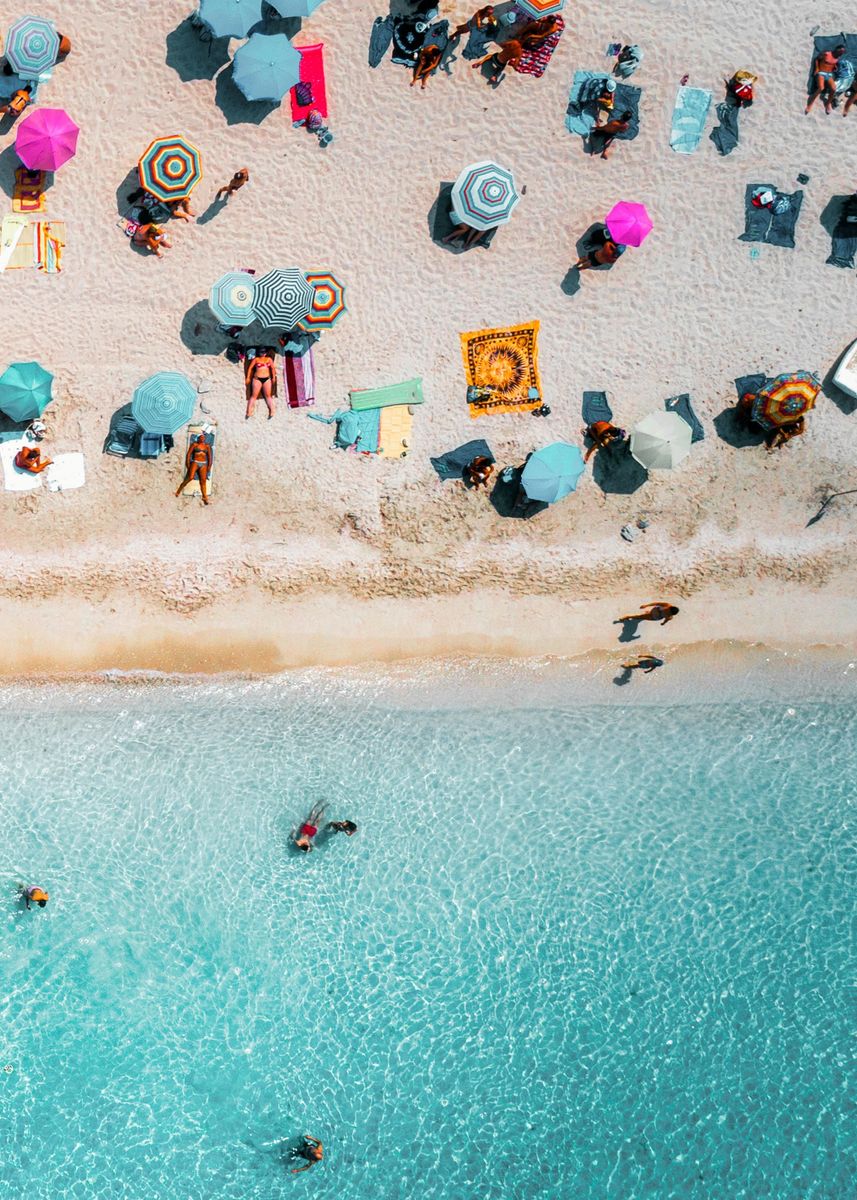 'Beach Holiday' Poster by Haus and Hues | Displate