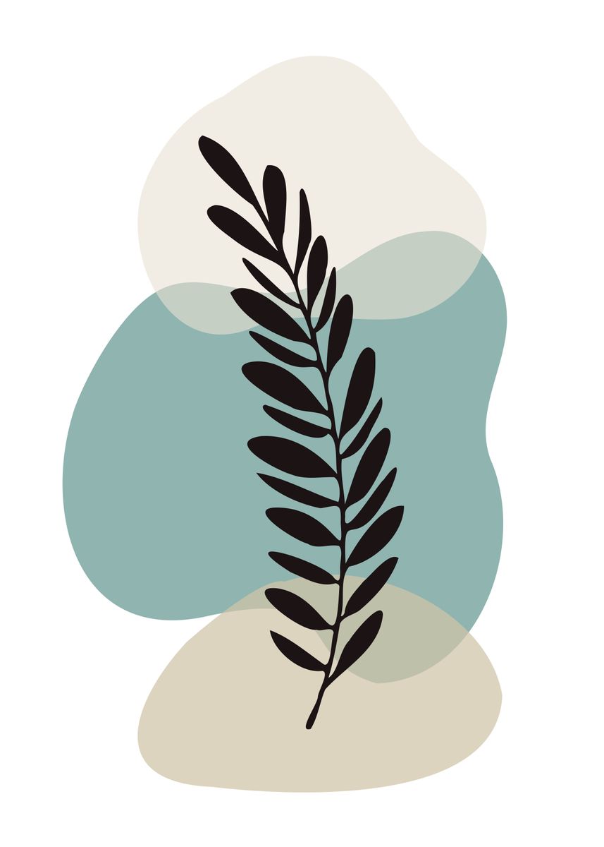 'Nature aesthetic floral' Poster, picture, metal print, paint by Human ...