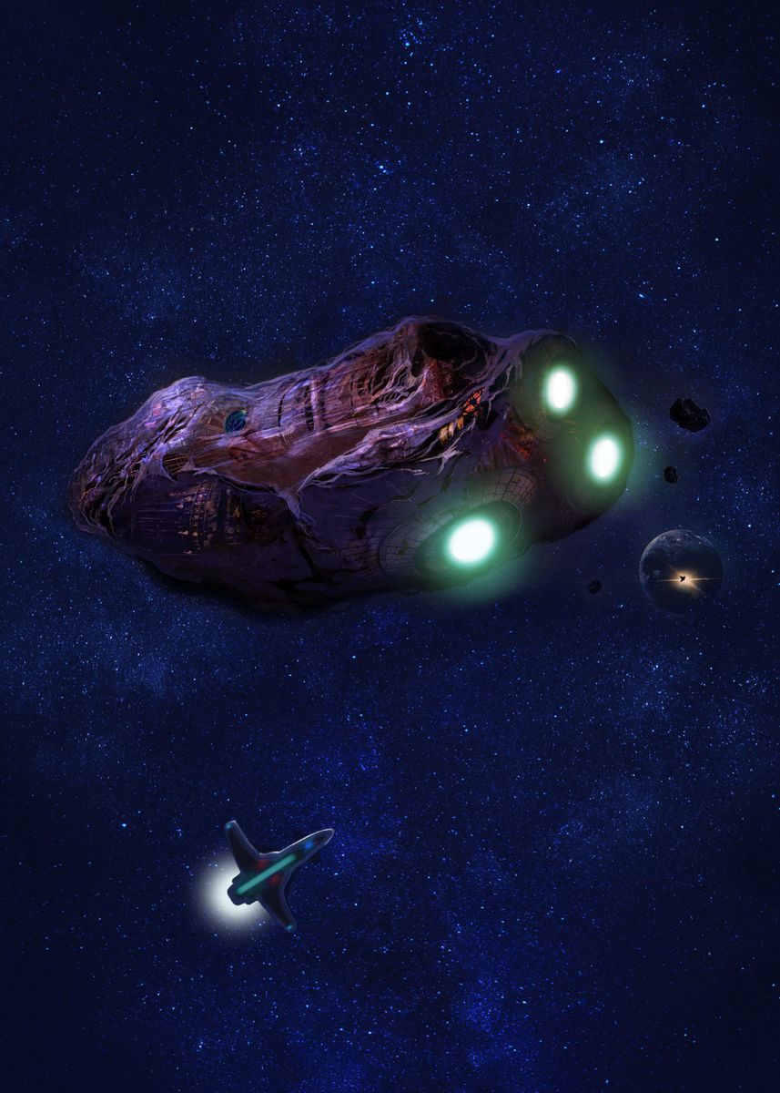 'The Lost Starship' Poster, picture, metal print, paint by Luis Peres ...
