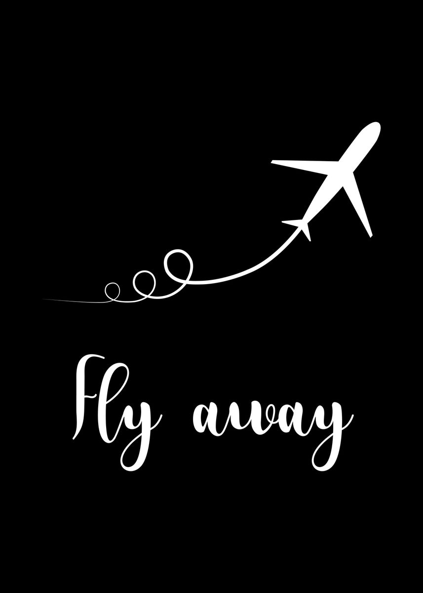 'Fly Away' Poster, picture, metal print, paint by DanielSaverio De ...