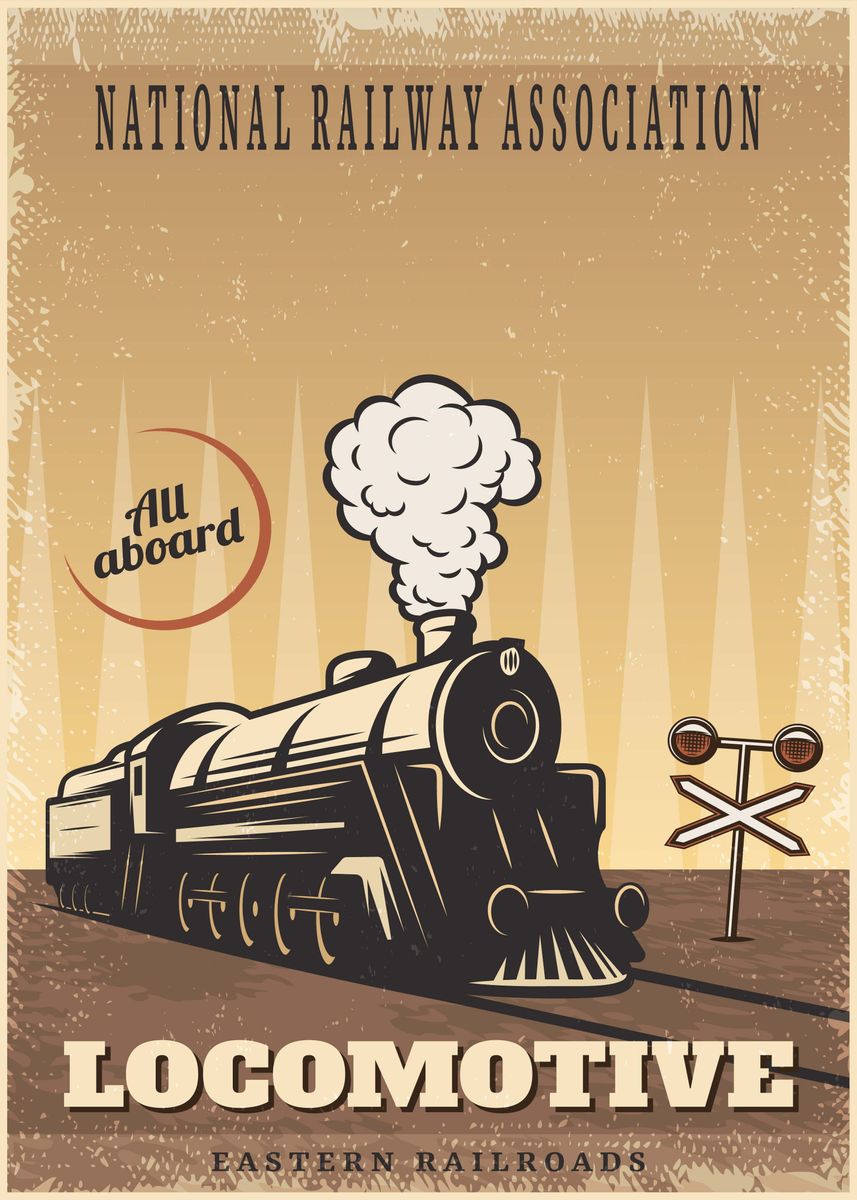 'train' Poster, picture, metal print, paint by wan studio 50 | Displate