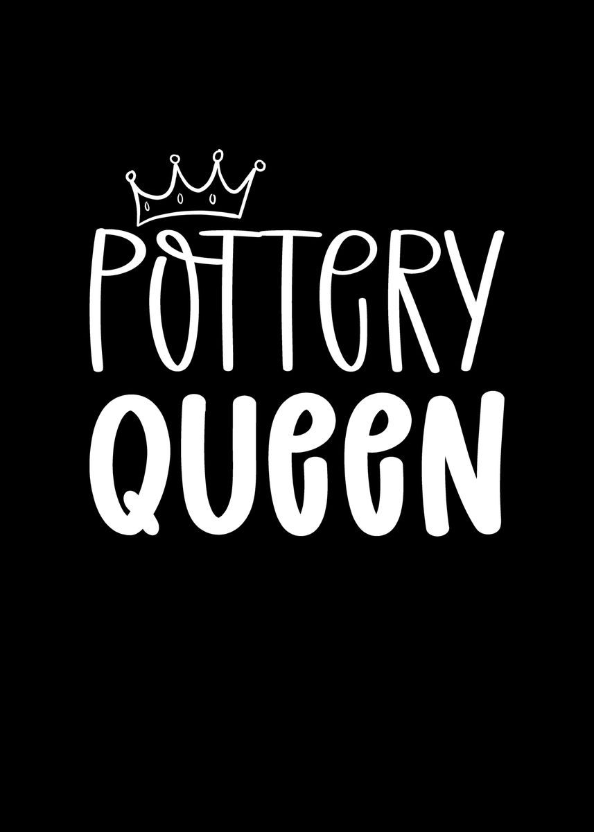 'Pottery Queen Female' Poster by Fabian El Matador | Displate