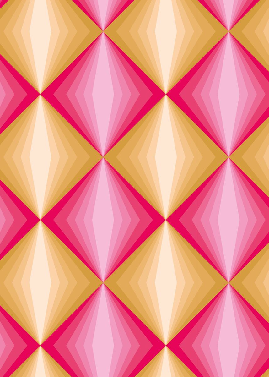 'Retro Aesthetic Pattern 19' Poster by Aloke Design | Displate