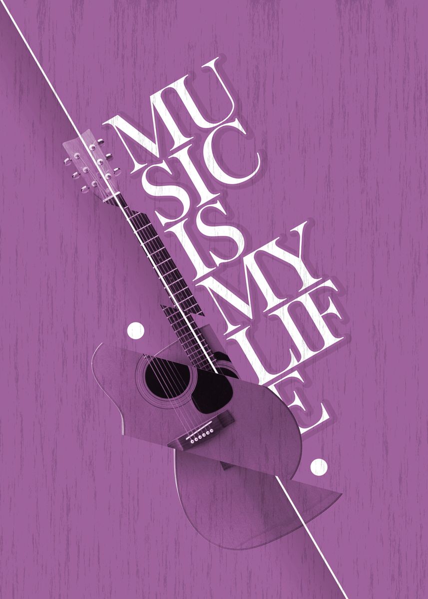 'music quotes' Poster by Izmo Scribbles | Displate