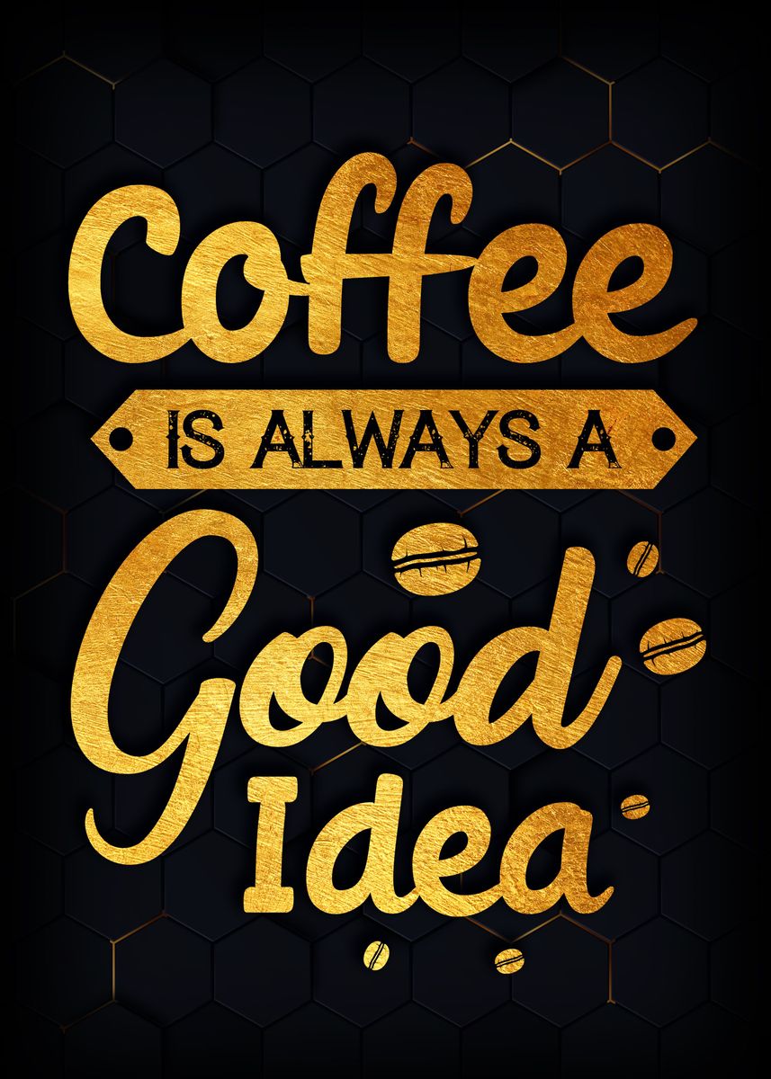 'Good idea' Poster, picture, metal print, paint by Denis Siggers | Displate