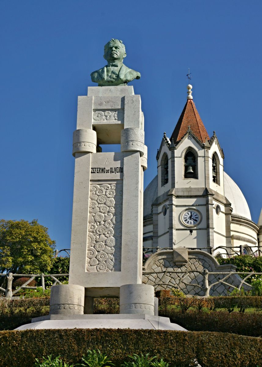 'Santuario do Sameiro 02' Poster, picture, metal print, paint by ...