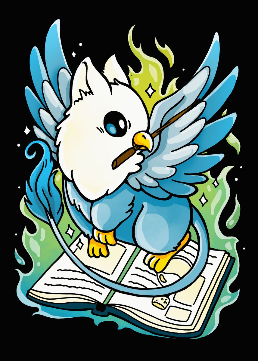 'Magic Griffin' Poster, picture, metal print, paint by Valentina Fabbri ...