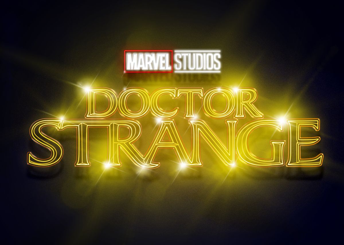 'Doctor Strange Neon' Poster by Marvel | Displate