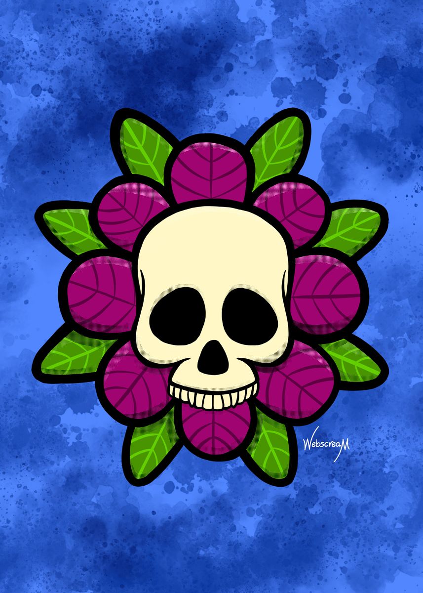 'Deathflower' Poster by Webscream | Displate