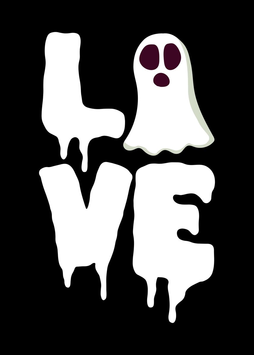 'Ghost Love Ghosts Hunter' Poster by DesignatedDesigner | Displate