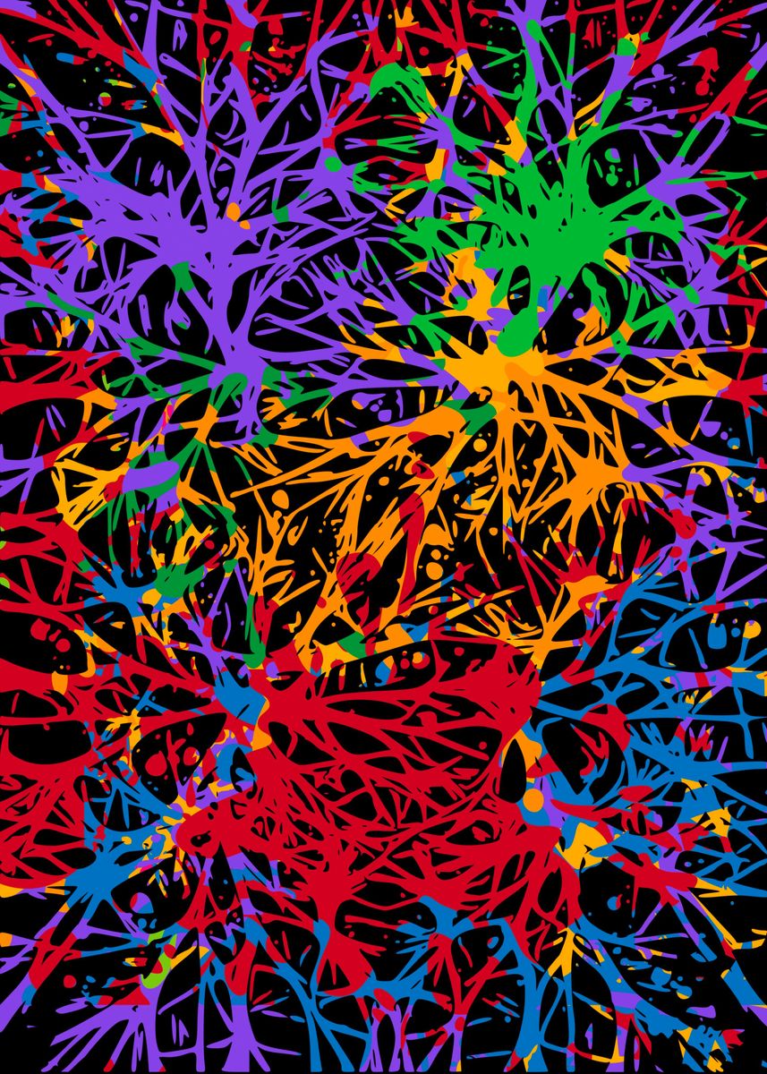 'Neural Connections ' Poster by Mild pic | Displate