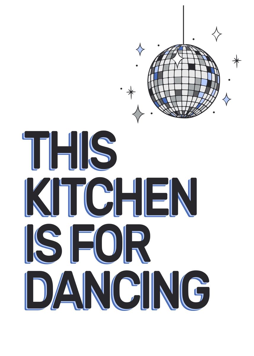 'Kitchen Text Art' Poster by Haus and Hues | Displate