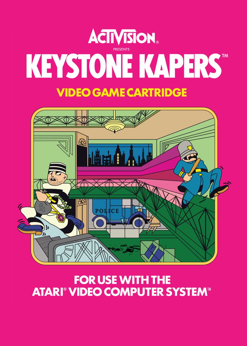 'Keystone Kapers' Poster by Activision Classic | Displate