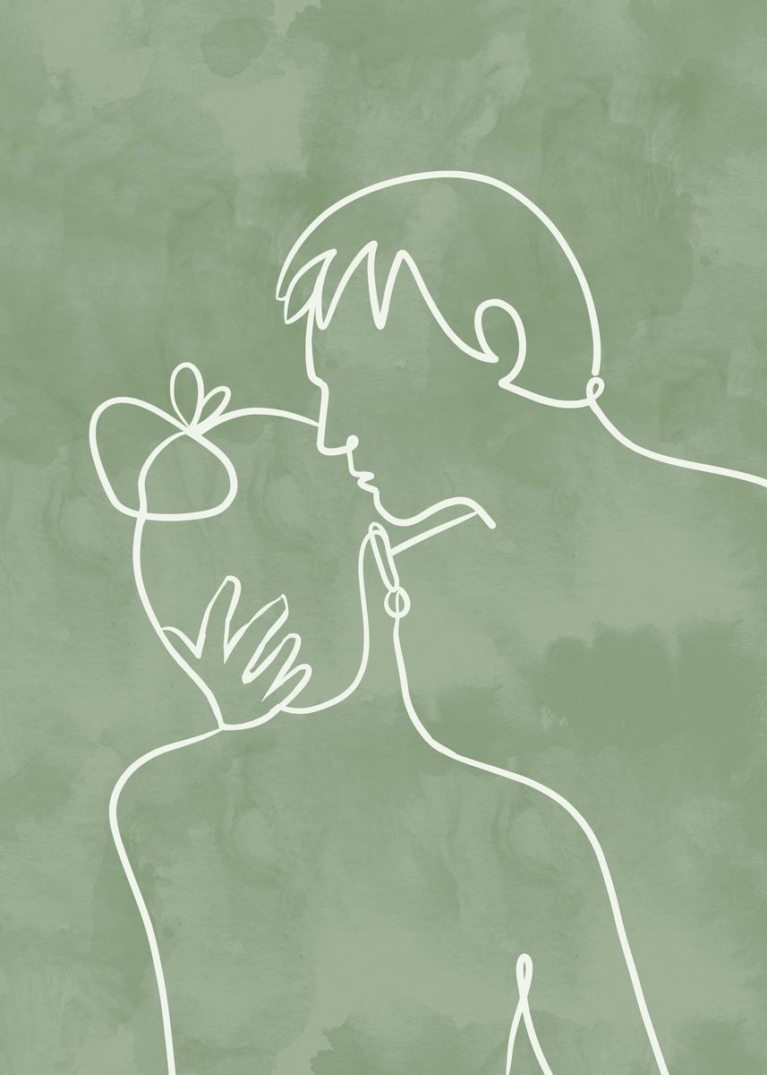 'Intimacy' Poster, picture, metal print, paint by 83 Oranges by Uma ...