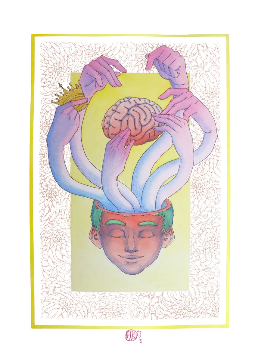 'Overthinker' Poster by Alex Businaro | Displate