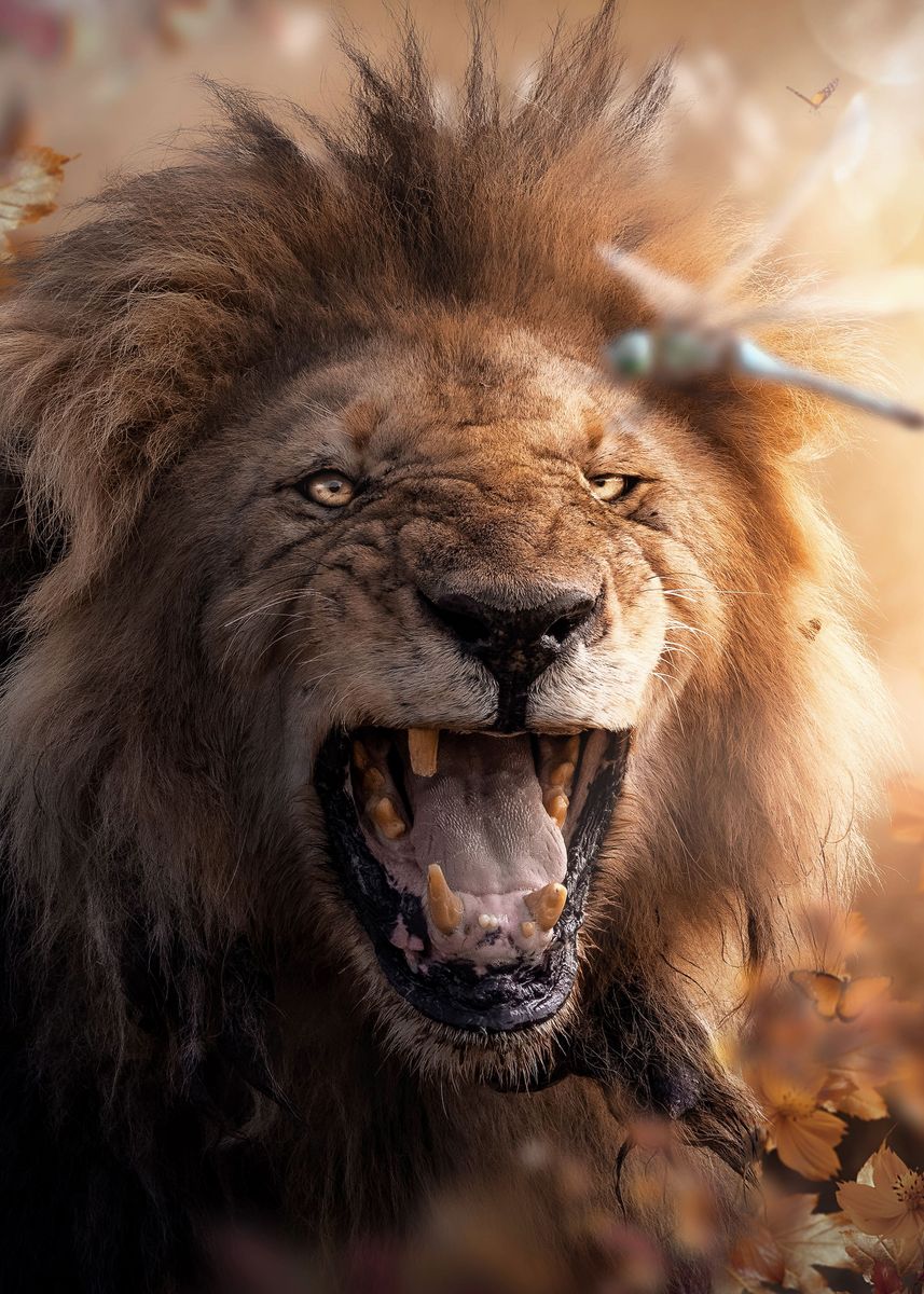 'Rawr' Poster, picture, metal print, paint by Zenz | Displate