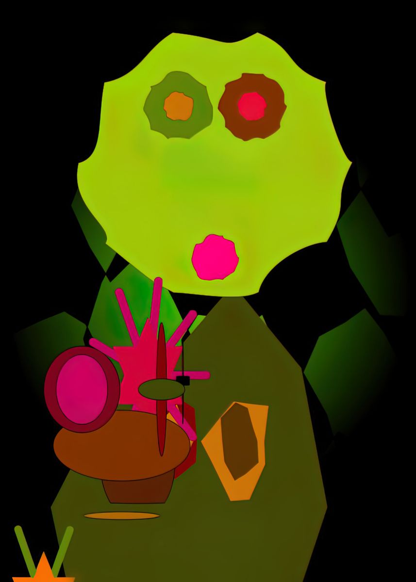 'Cartoon Face Fun 3' Poster by Elaine Manley | Displate