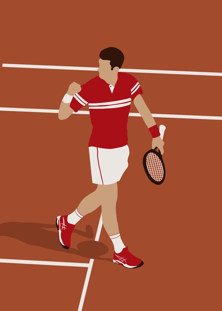 'Tennis player' Poster by Karin Studio | Displate