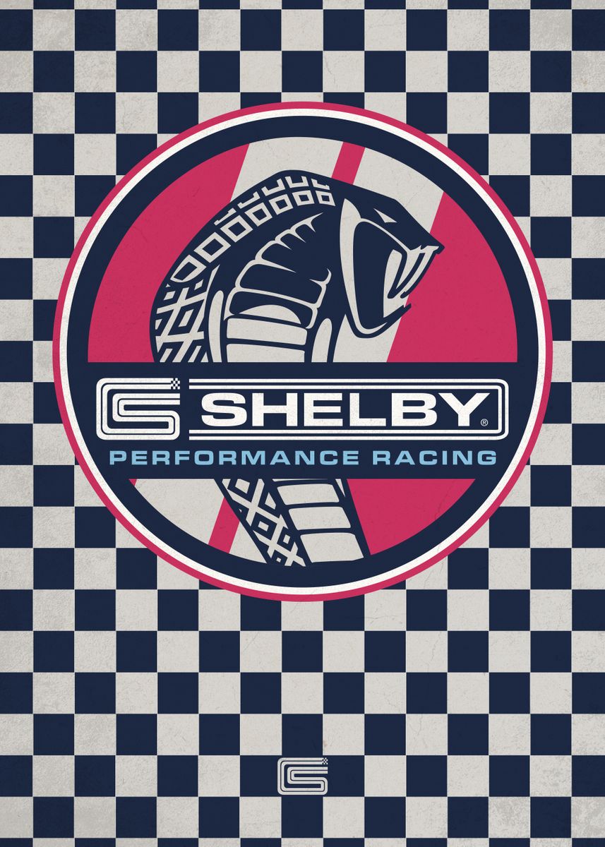 'Shelby Racing' Poster, picture, metal print, paint by Carroll Shelby ...