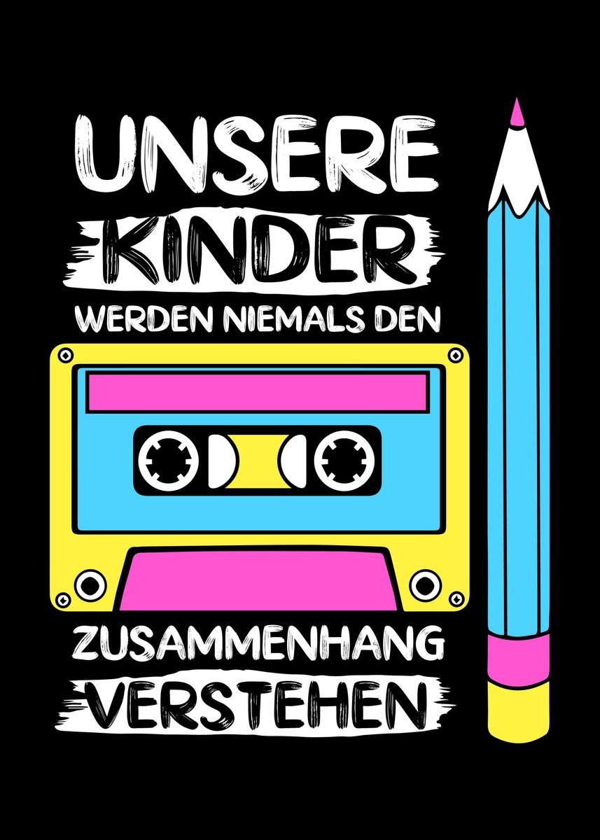 'German 90s' Poster by Sebastian Wünsche | Displate