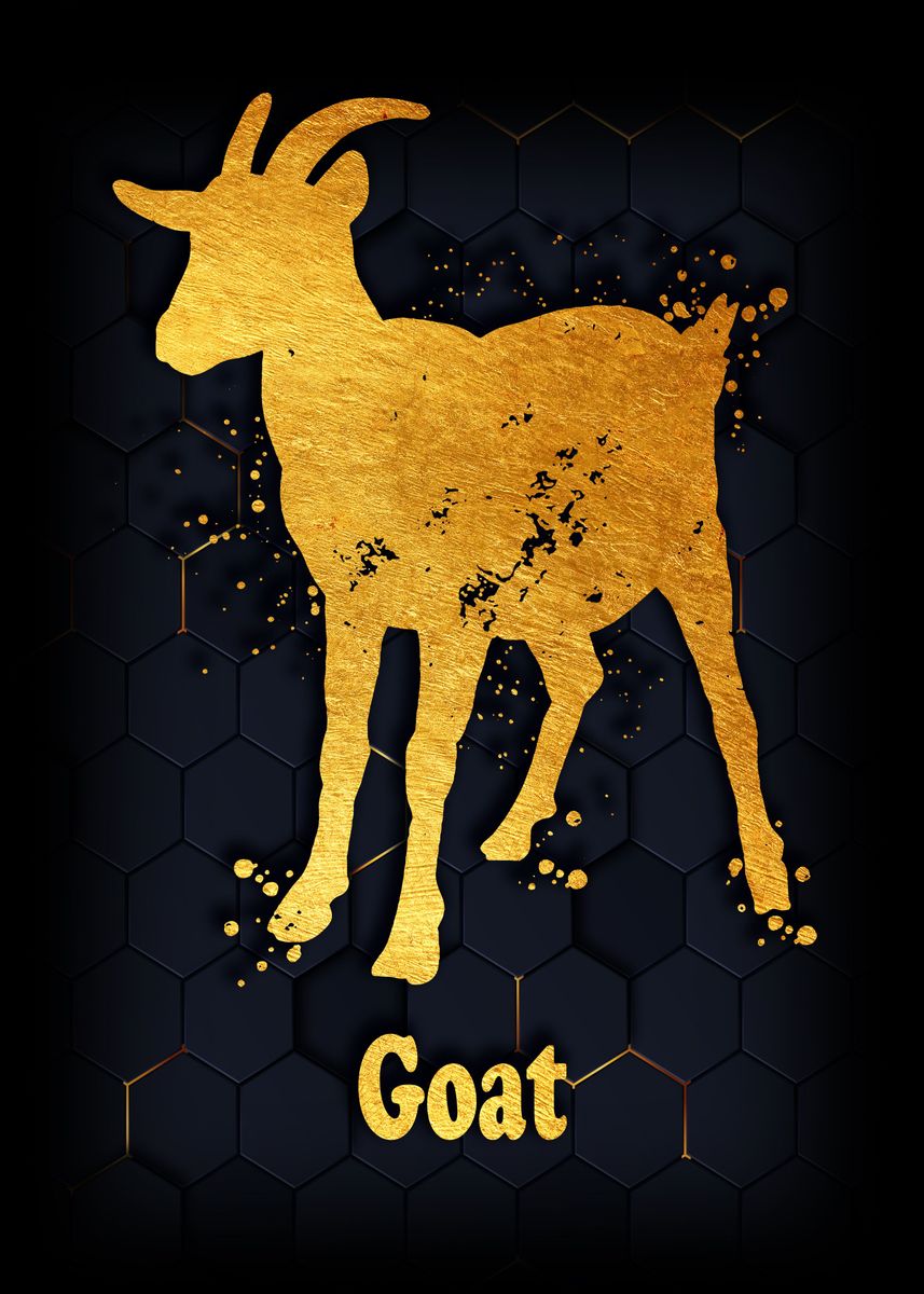 'Goat' Poster by Denis Siggers | Displate
