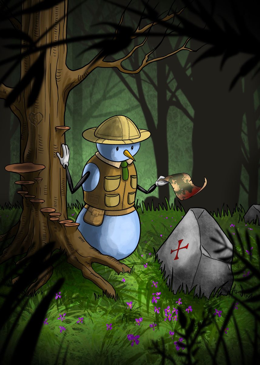 'The Knoff Adventurer' Poster by The Snowmen of Knoff | Displate