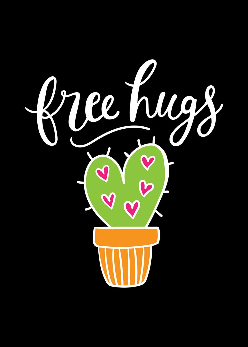 'Free Hugs' Poster by DanielSaverio De Simone | Displate