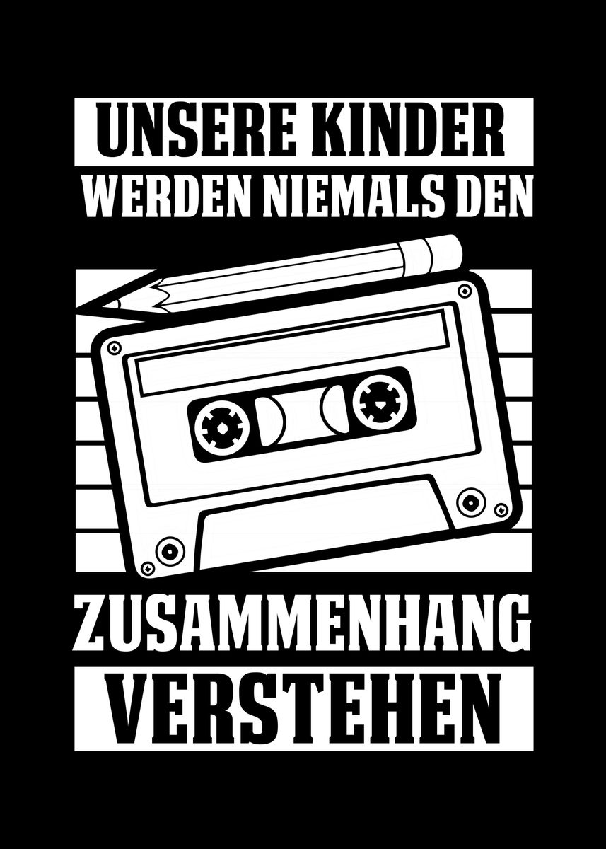 'German 90s' Poster by Sebastian Wünsche | Displate