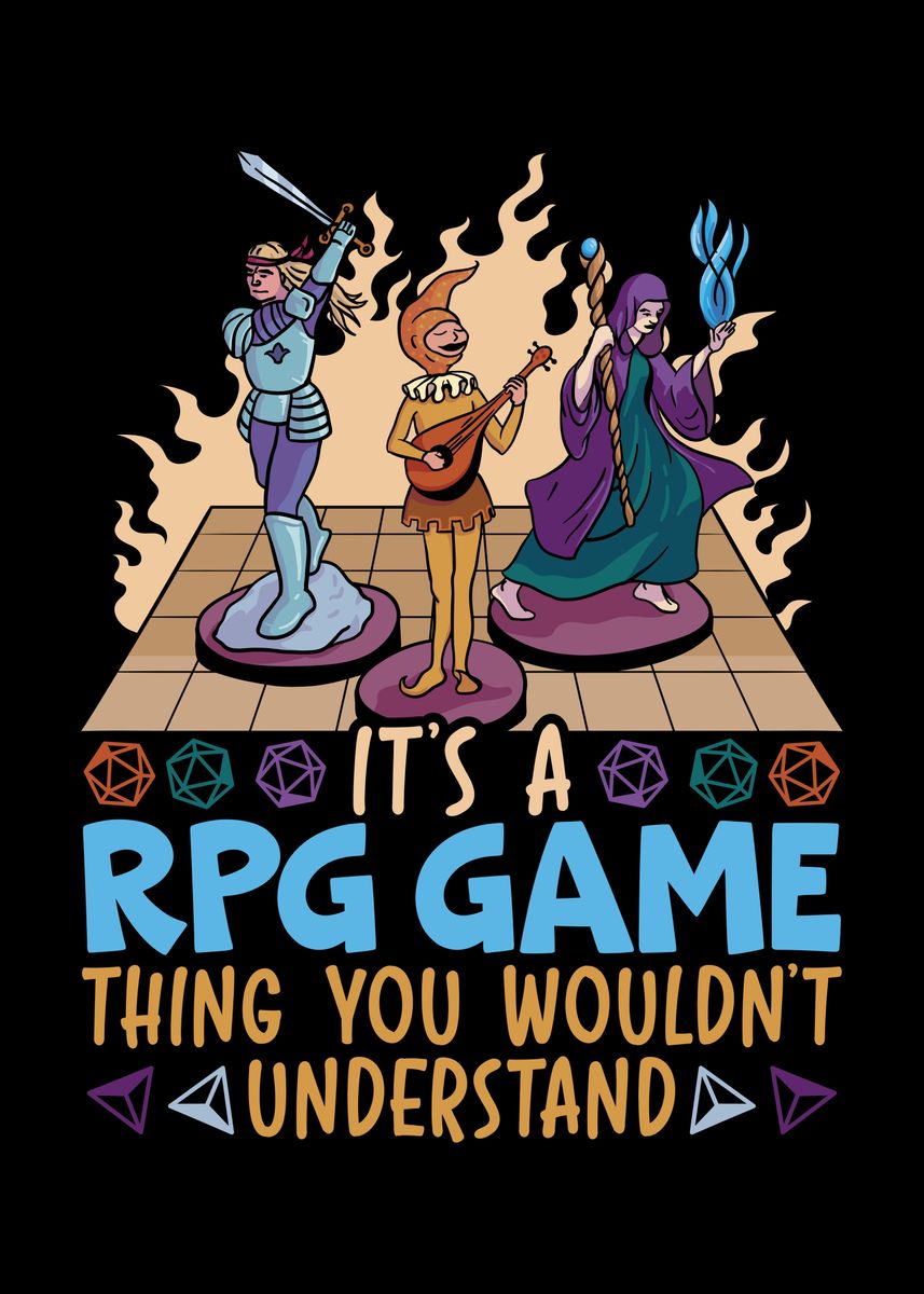 'RPG Game' Poster by NAO | Displate