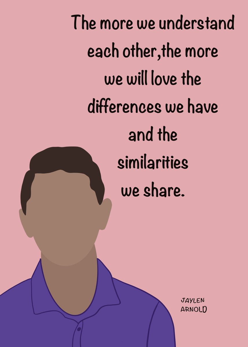 'Jaylen arnold quotes' Poster, picture, metal print, paint by wan ...