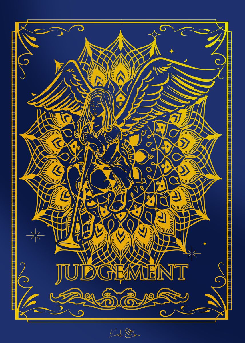'Tarot Deck JUDGEMENT' Poster, picture, metal print, paint by LouteCrea ...