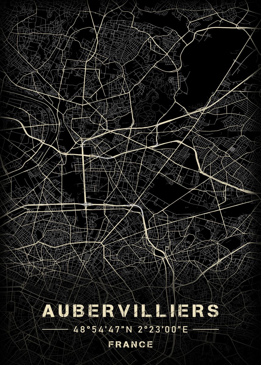 'Aubervilliers' Poster by Jerhus | Displate